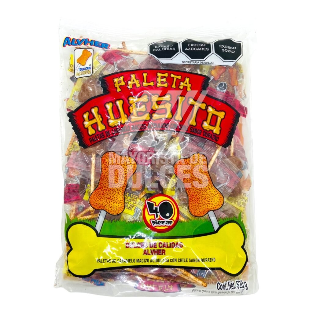 Alvbro paleta POLLO Asado bolsa con 40 piezas (Caja con 24 bolsas) 24 ...