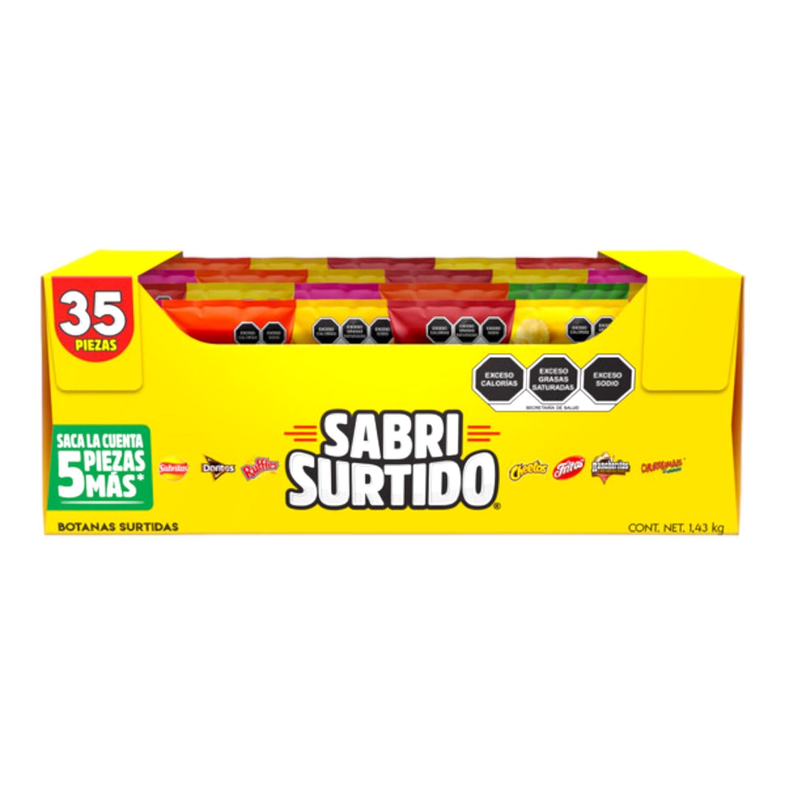 Sabritas Sabri MAYOREO charola con 50 piezas – Dulcerías y Reposterías ...