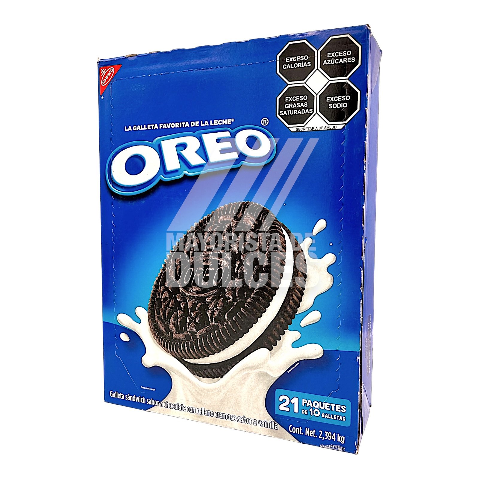 Nabisco galleta OREO 21´s 2,394kg con 21 piezas – Dulcerías y ...