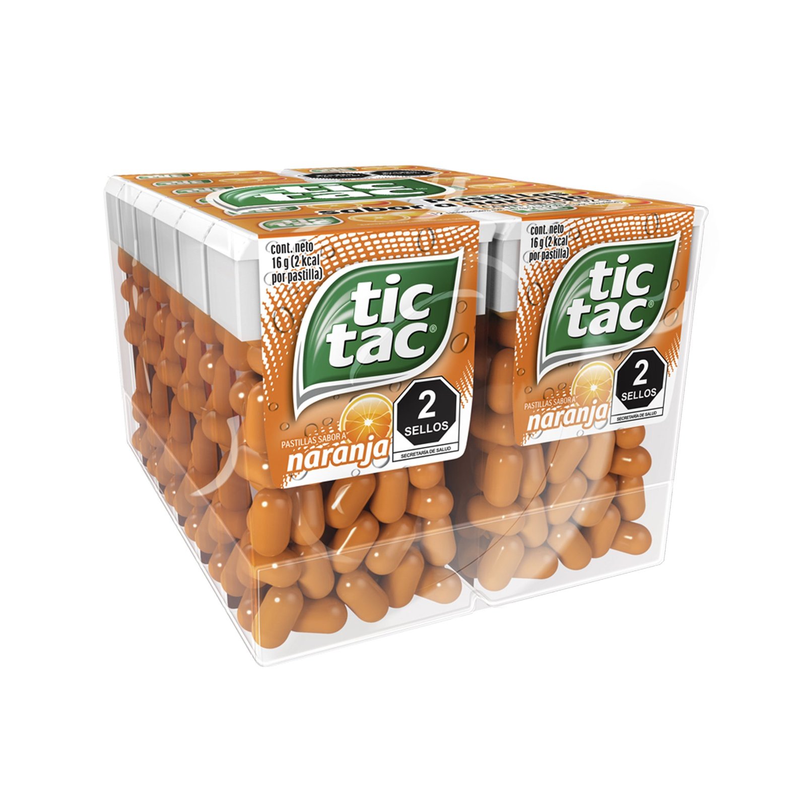 Ferrero Tic-Tac NARANJA paquete con 12 piezas (Caja con 12 paquetes) 12 ...