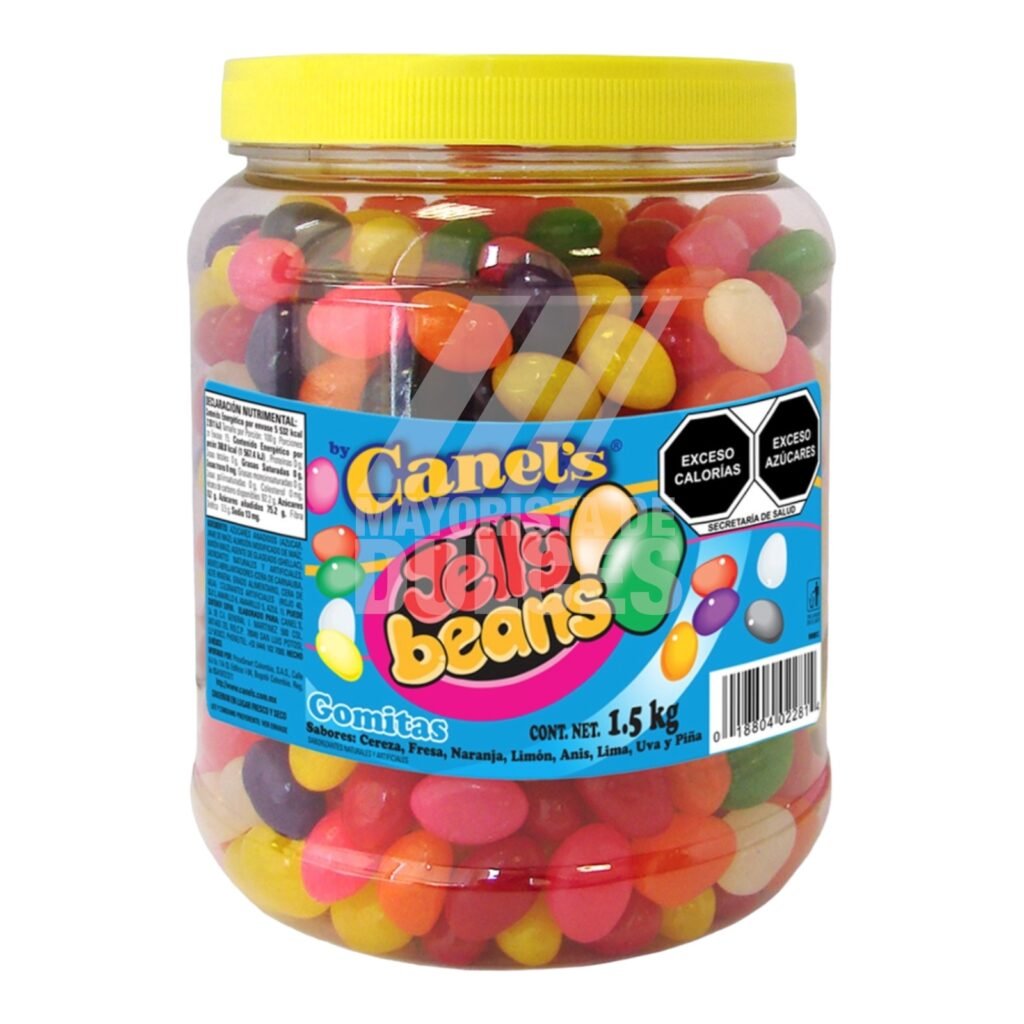 Canels Vitrolero Jelly Beans Surtido con 1,5 kilos (Caja con 8 vitroleros) 8/1,5kg – Dulcerías y ...