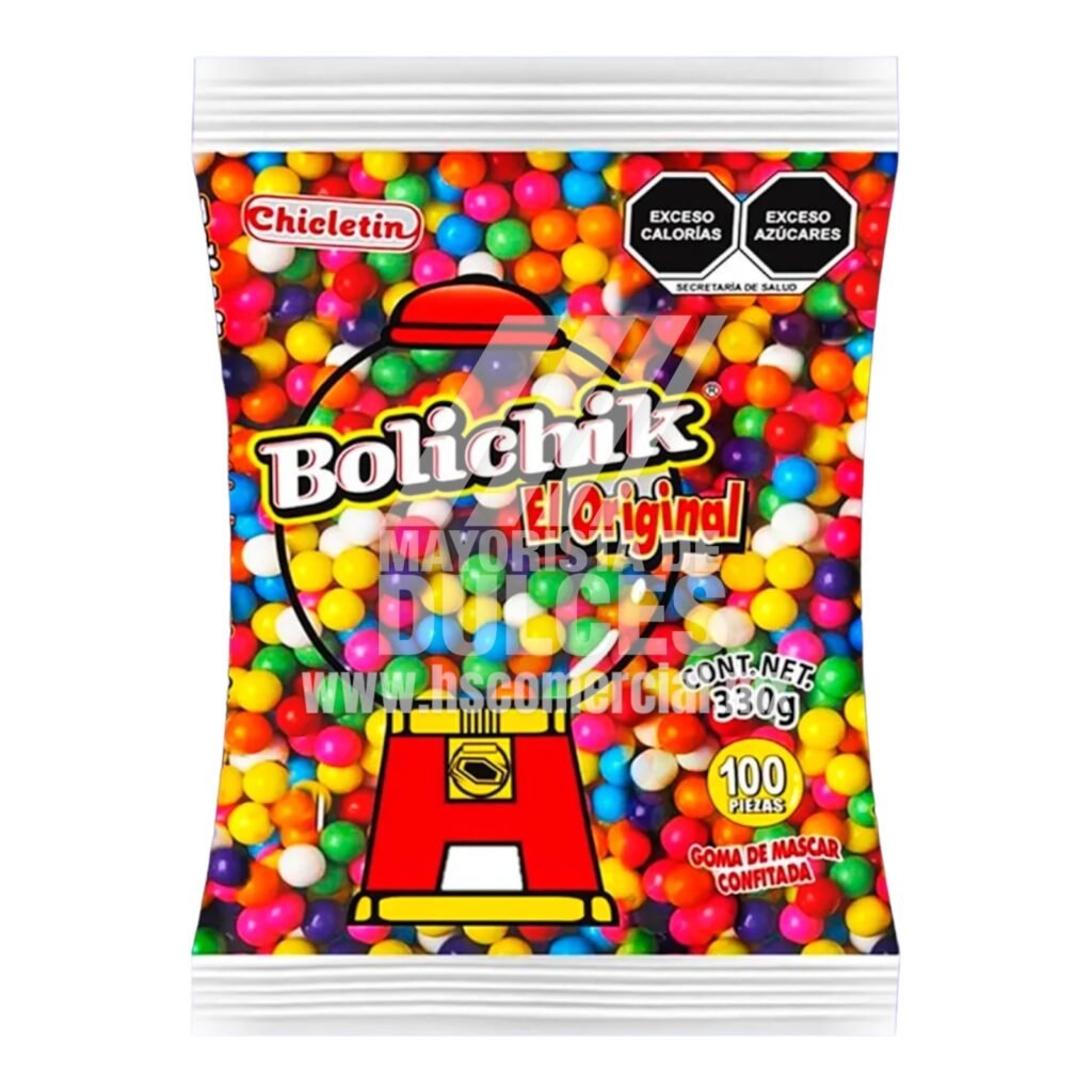 Dulces Gómez chicle Bolichick El Original Surtido bolsa con 100 piezas ...
