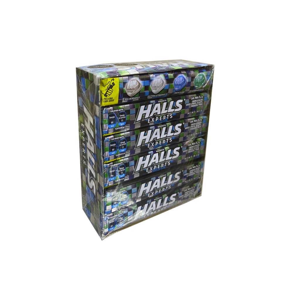 Adams pastilla Halls EXPERTS 30/12 pzs – Dulcerías y Reposterías Grupo ...