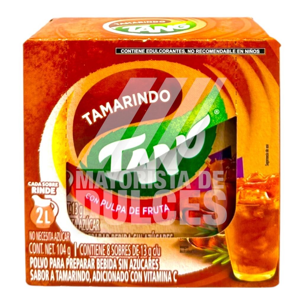 Tang sabor TAMARINDO paquete con 8 sobres (Caja con 12 paquetes) 12 ...