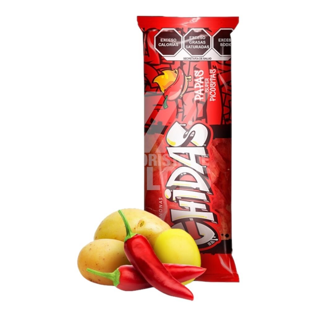 Gonac botanas Chidas Papas SUPER PICOSITAS bolsa con 85g (Caja con 30 ...