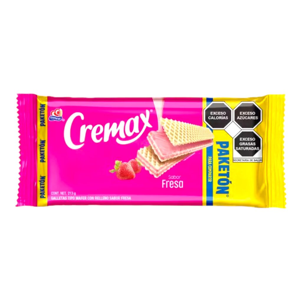 Gamesa galletas CREMAX FRESA – Caja con 8 Paketones de 213g – Dulcerías ...