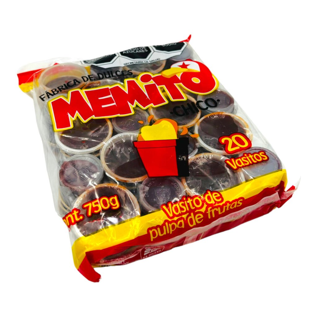 S. Pulpa Memito Vaso paquete con 20 piezas (Caja con 28 paquetes) 28 ...