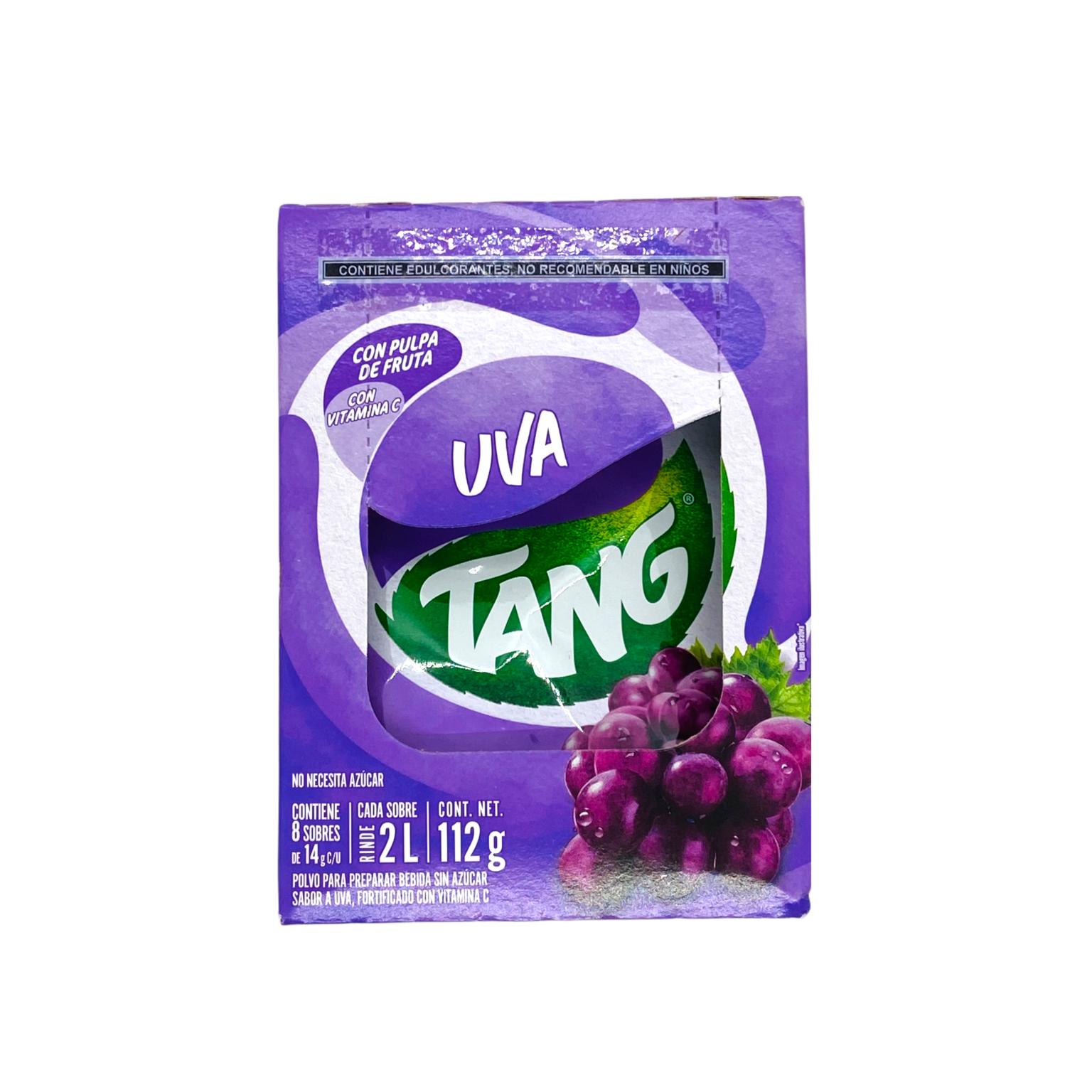 Tang sabor UVA paquete con 8 sobres (Caja con 12 paquetes) 12/8pzs ...