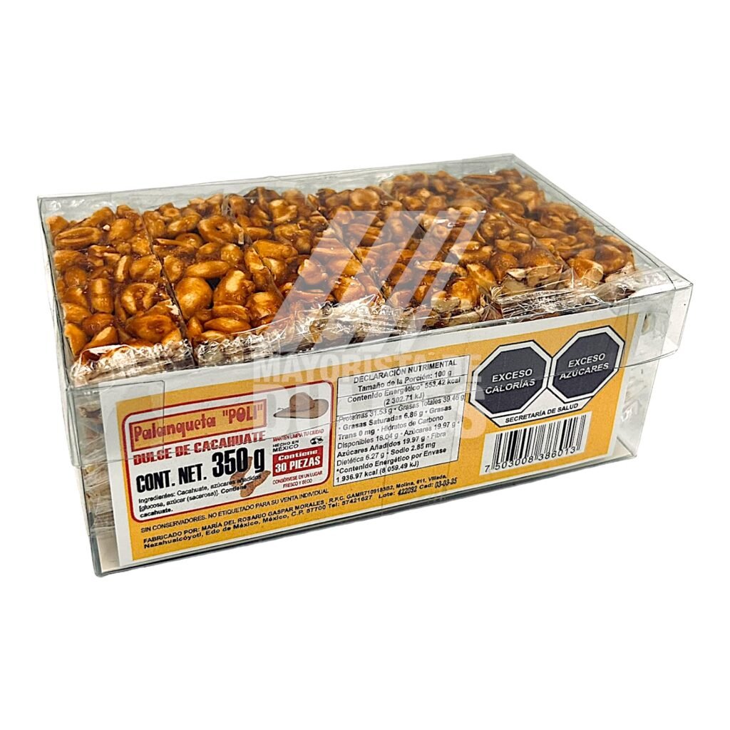 Poli Palanqueta CUADRADA paquete con 30 piezas (Caja con 40 paquetes ...