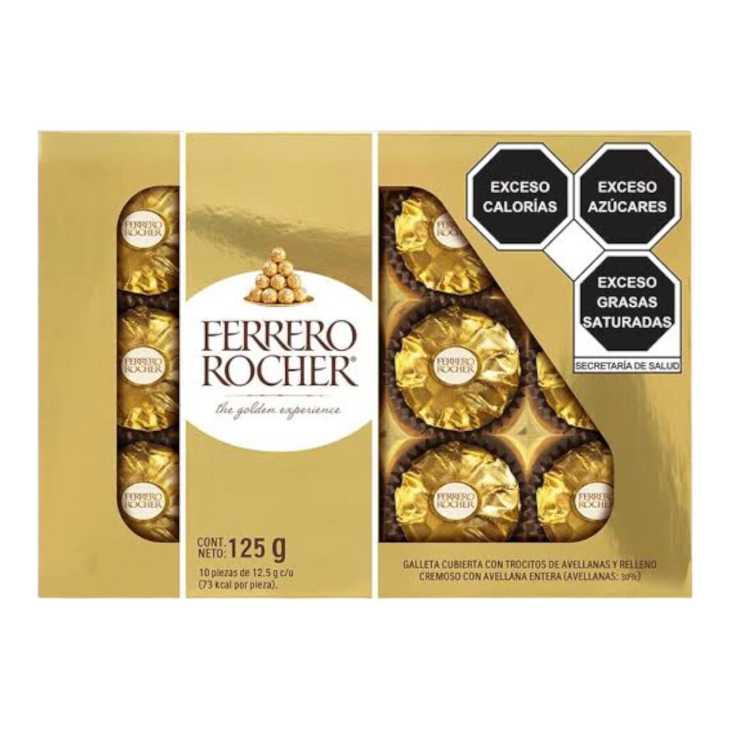 Ferrero Rocher T-10 paquete con 10 piezas (Caja con 20 paquetes) 20 ...
