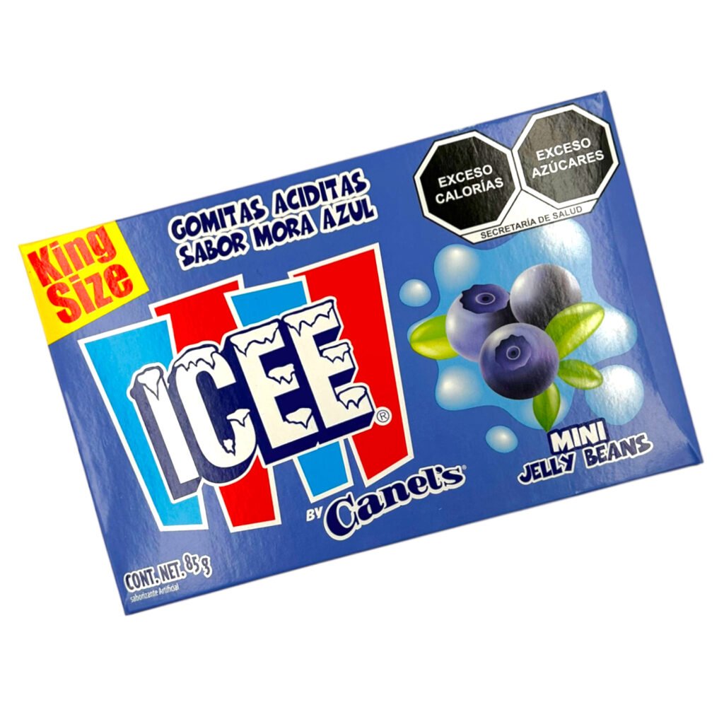 Canels ICEE Mini Mora Azul King Size paquete con 11 cajitas de 85g ...