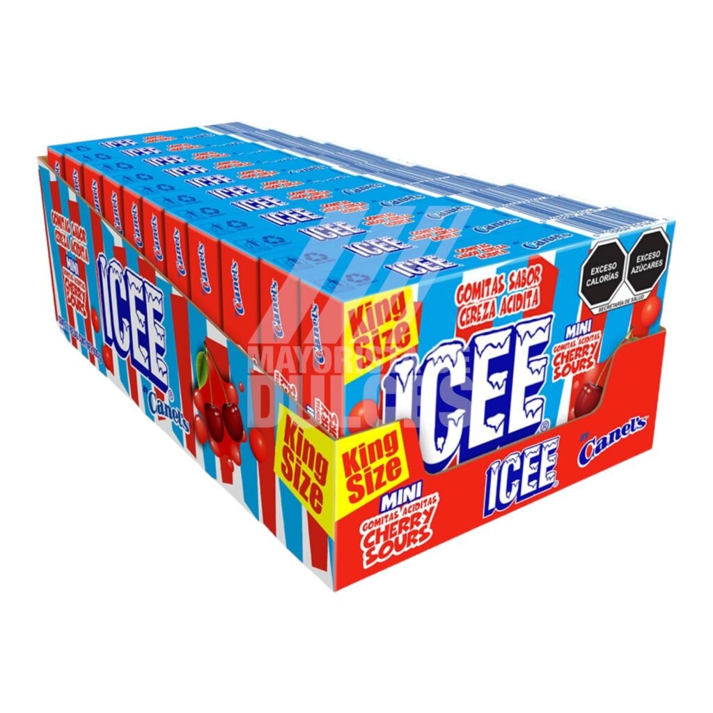 Canels ICEE gomita Mini Cherry King Size paquete con 11 cajillas de 85g – Dulcerías y ...