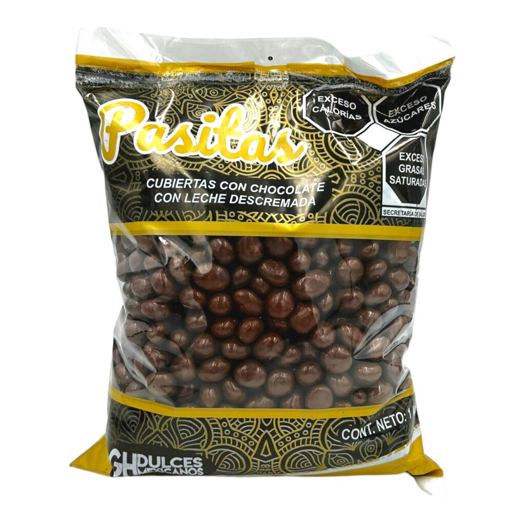 GH Pasitas con Chocolate bolsa con 1 kilo (Caja con 10 bolsas) 10/1kg ...