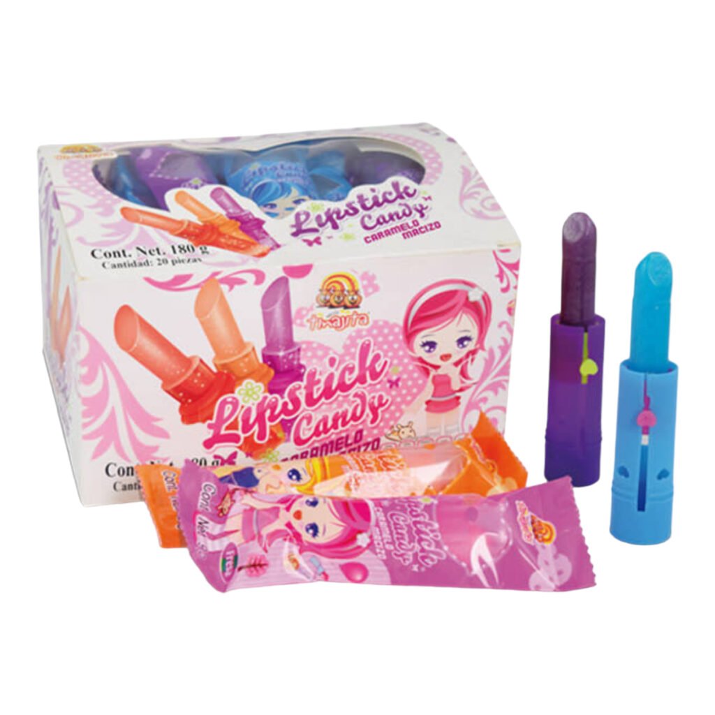 Tinajita Candy LIPSTICK paquete con 20 piezas (Caja con 30 paquetes) 30 ...