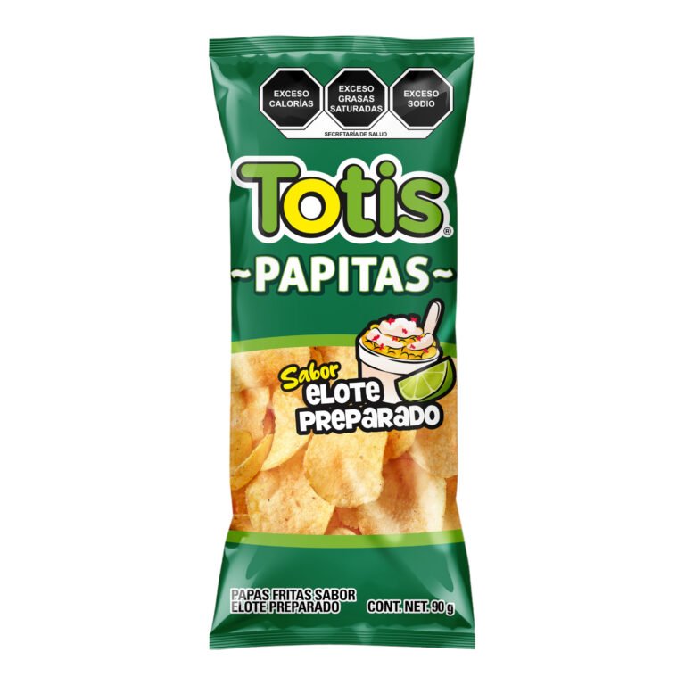 Totis Papitas sabor ELOTE PREPARADO bolsa con 90g (Caja con 40 bolsas ...