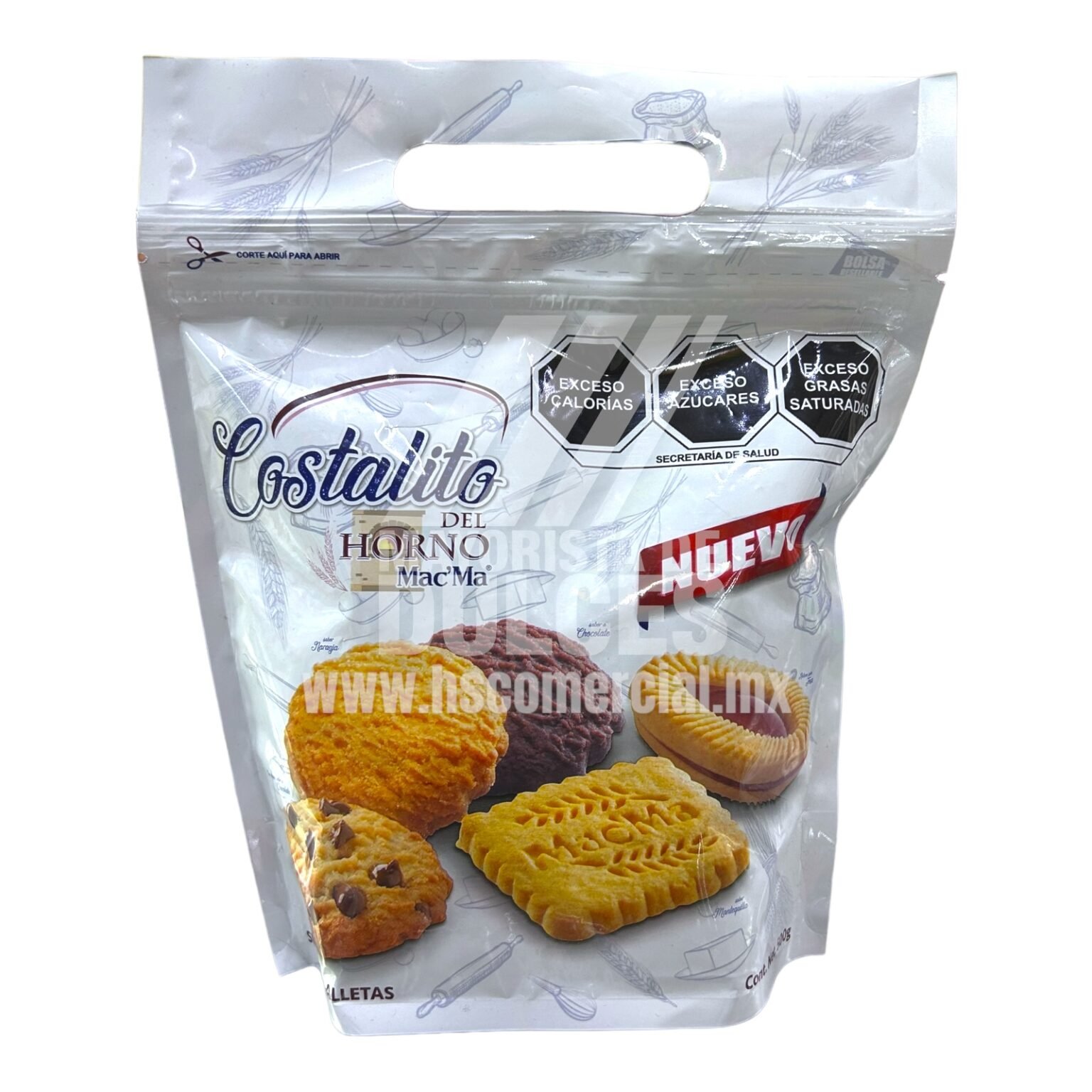 Macma galletas Costalito del Horno Chico 500g (Cartón con 16 bolsas) 16 ...