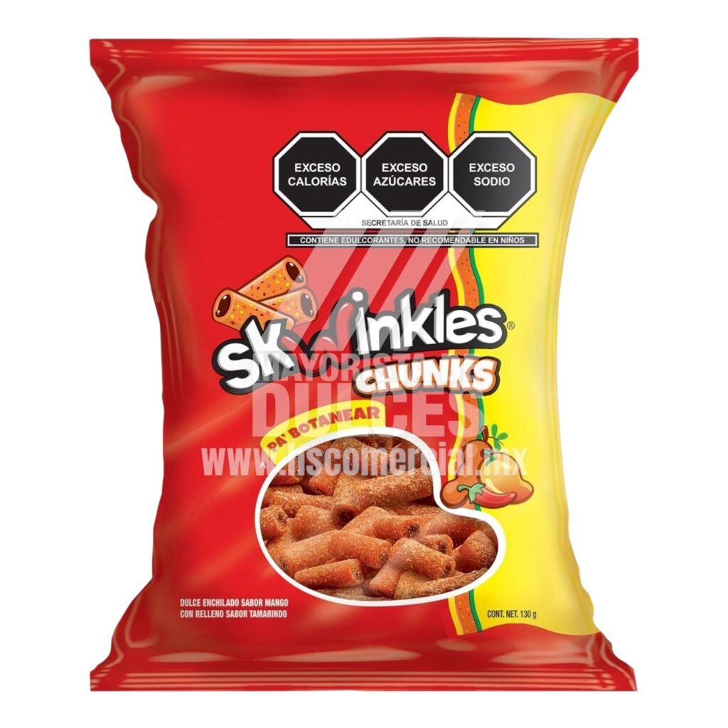 Lucas Skwinkles CHUNKS bolsa con 130g (Caja con 12 bolsas) 12/130g ...