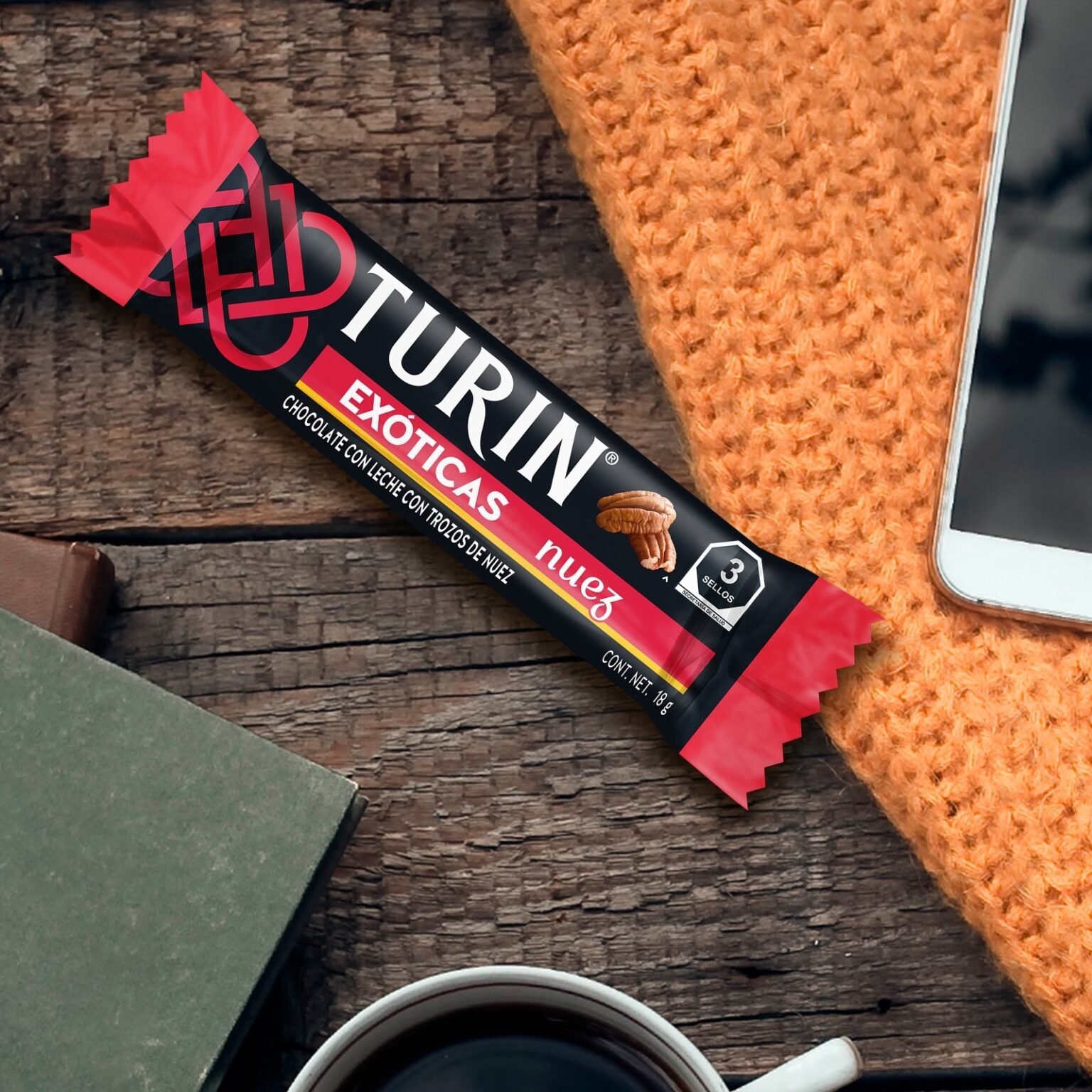 Turín chocolate Exóticas con Nuez paquete con 18 piezas – Dulcerías y ...