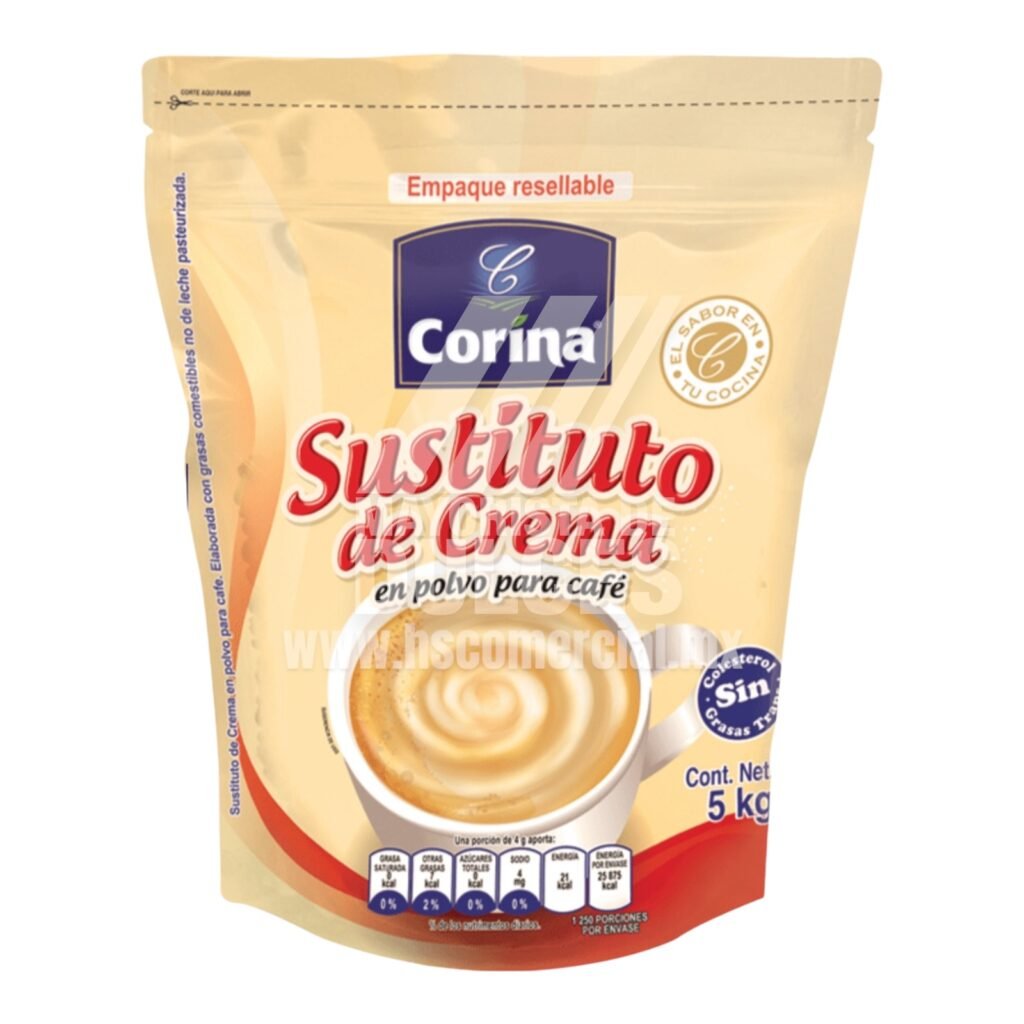 Astra Corina Sustituto de Crema bolsa con 5 kilos (Caja con 4 bolsas) 4 ...