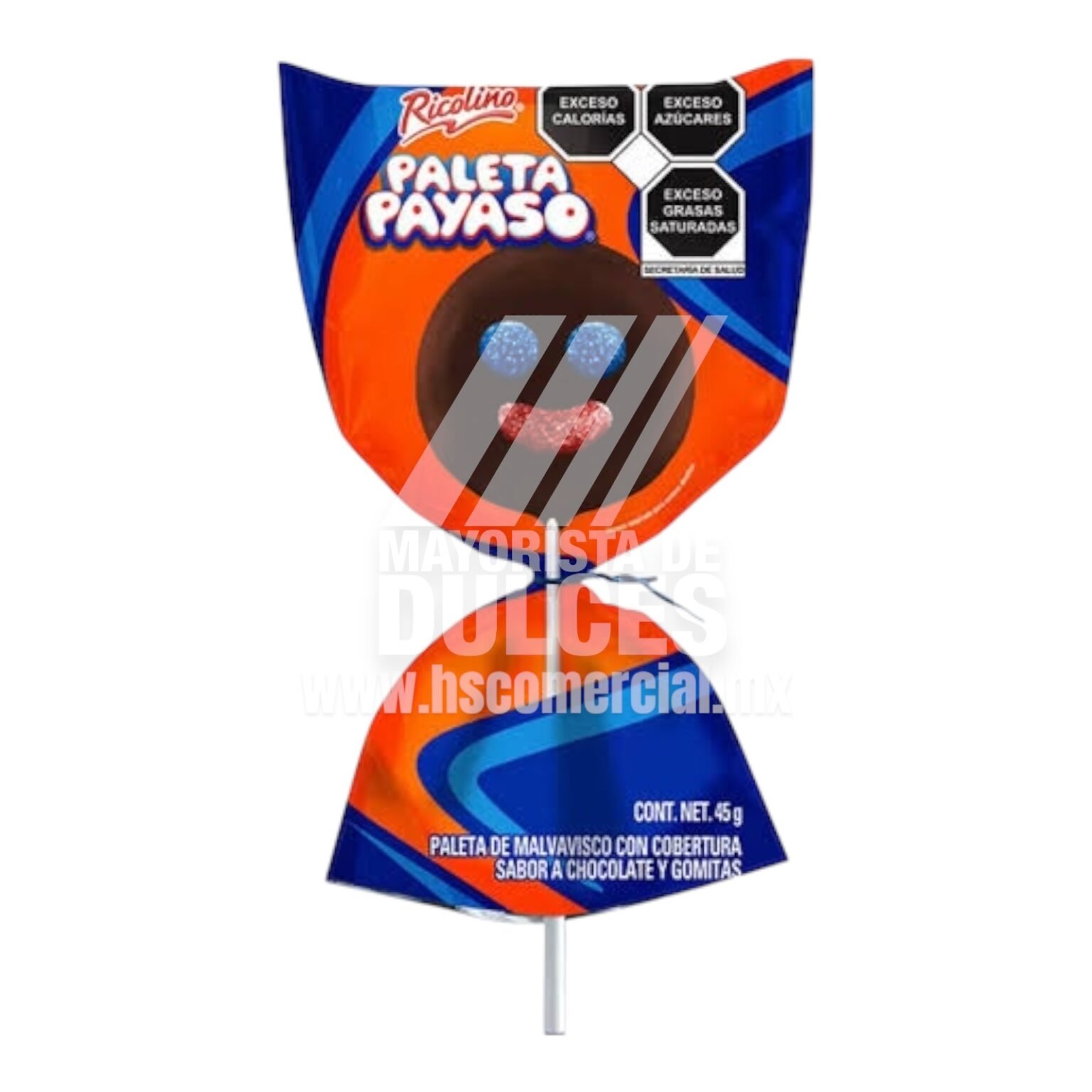 Ricolino Paleta PAYASO a Granel 45g – Caja con 70 paletas – Dulcerías y ...