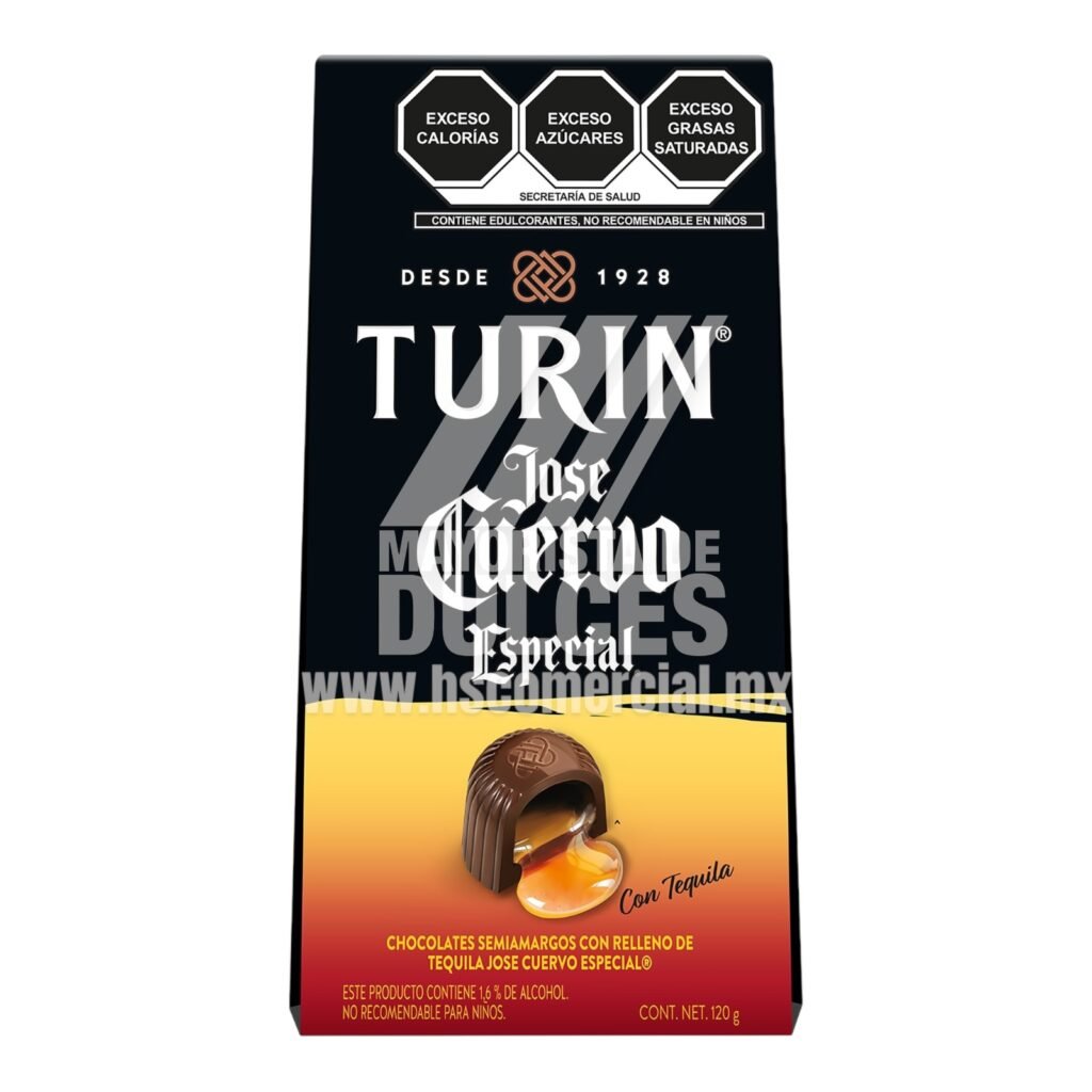 Turín chocolate José Cuervo bolsa con 120g – Dulcerías y Reposterías ...