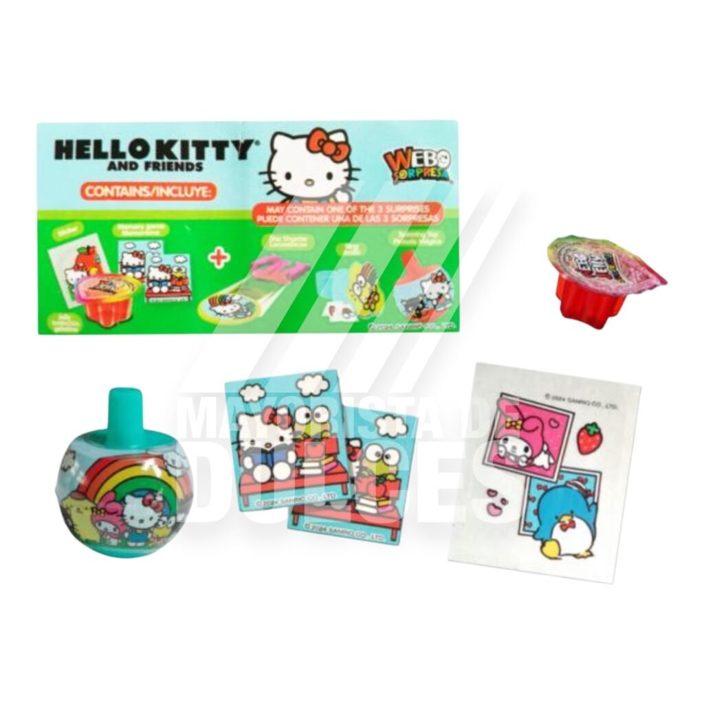 Bondy Huevo Sorpresa HELLO KITTY paquete con 8 piezas – Dulcerías y ...