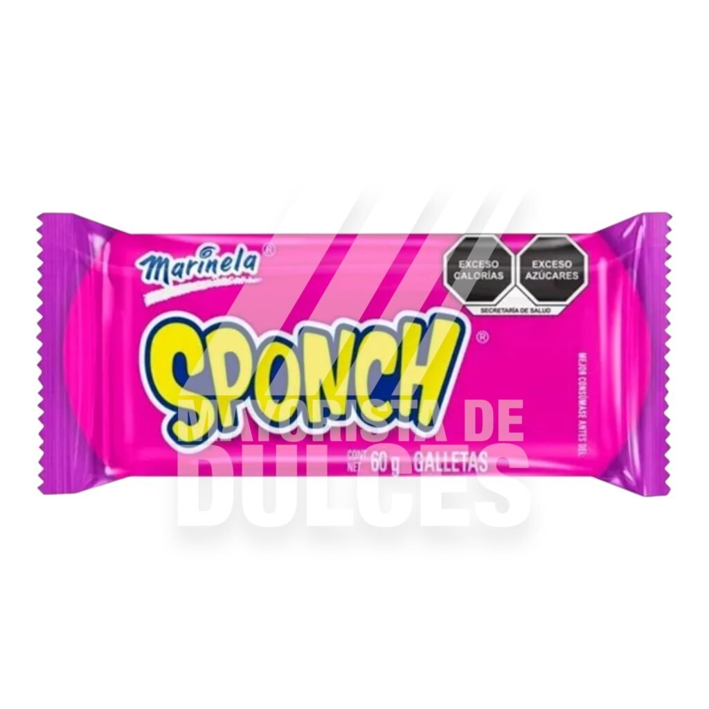 Bimbo galleta SPONCH Caja con 12 paquetes 60g – Dulcerías y Reposterías ...
