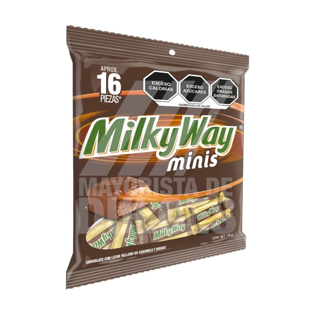 Effem Mars chocolate MINI Milky Way Bolsa con 136g (Caja con 12 bolsas) 12/136g – Dulcerías y ...